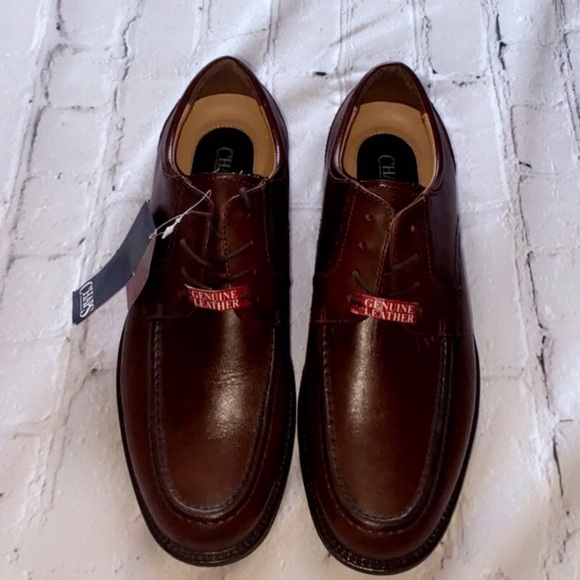 Chaps | Shoes | Nwt Chaps Mens Leather Chaps Dress Shoes Size 85 | Poshmark